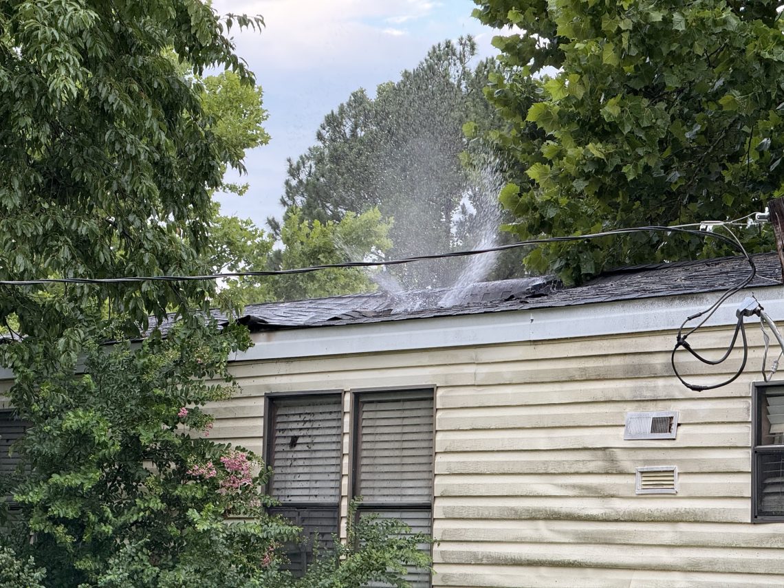 Lightning strike sparks house fire outside Vass, resident displaced ...