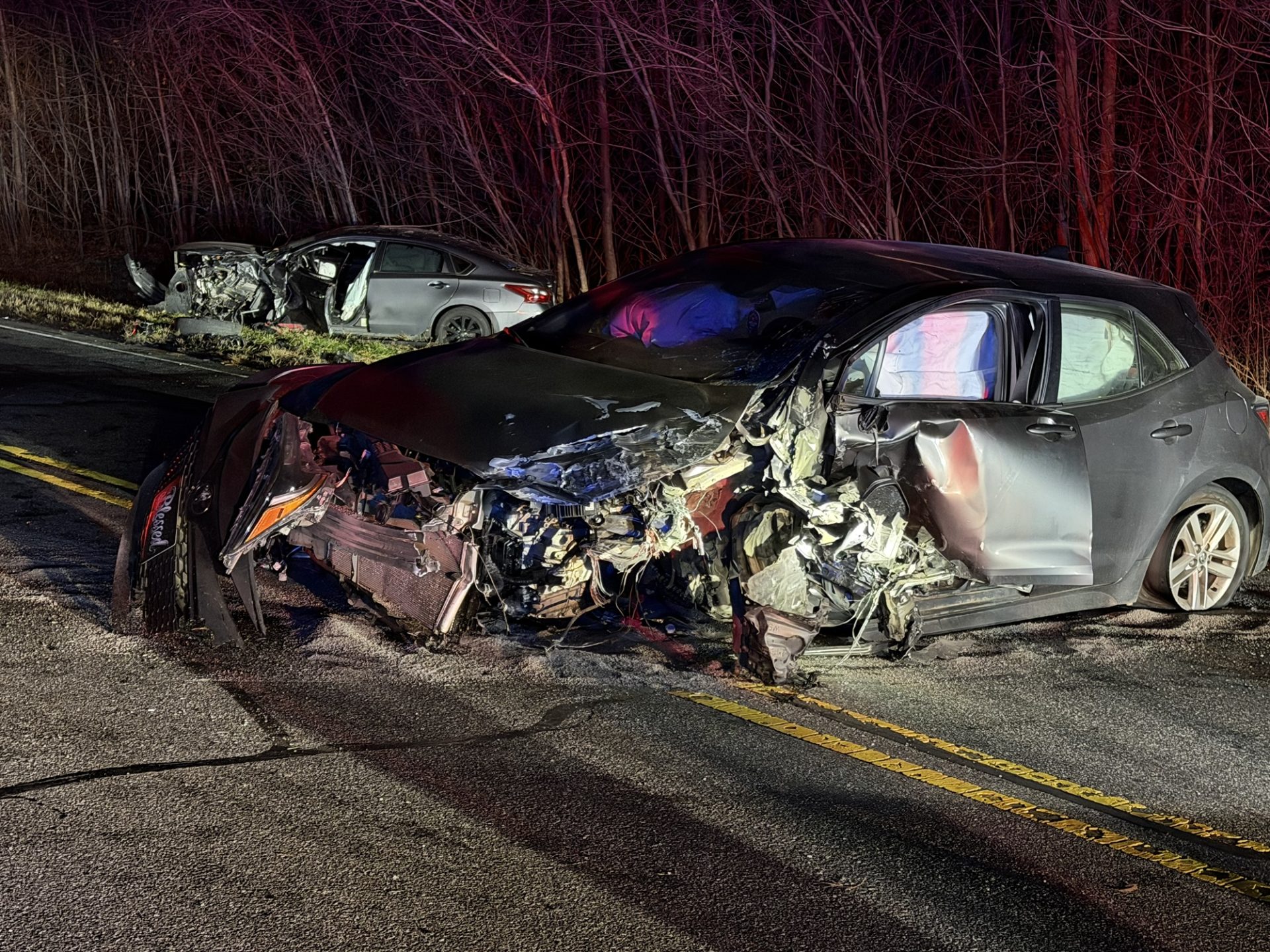 Head-on crash near county line shuts down Highway 24-27, one airlifted ...