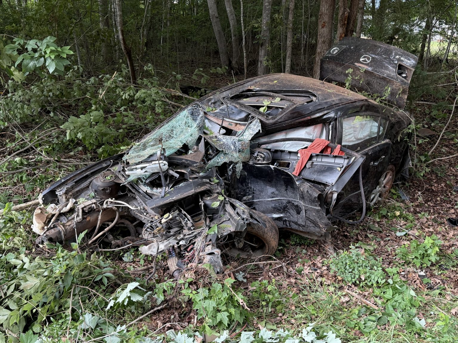 Driver ejected after violent rollover crash on Bellview Road, troopers ...