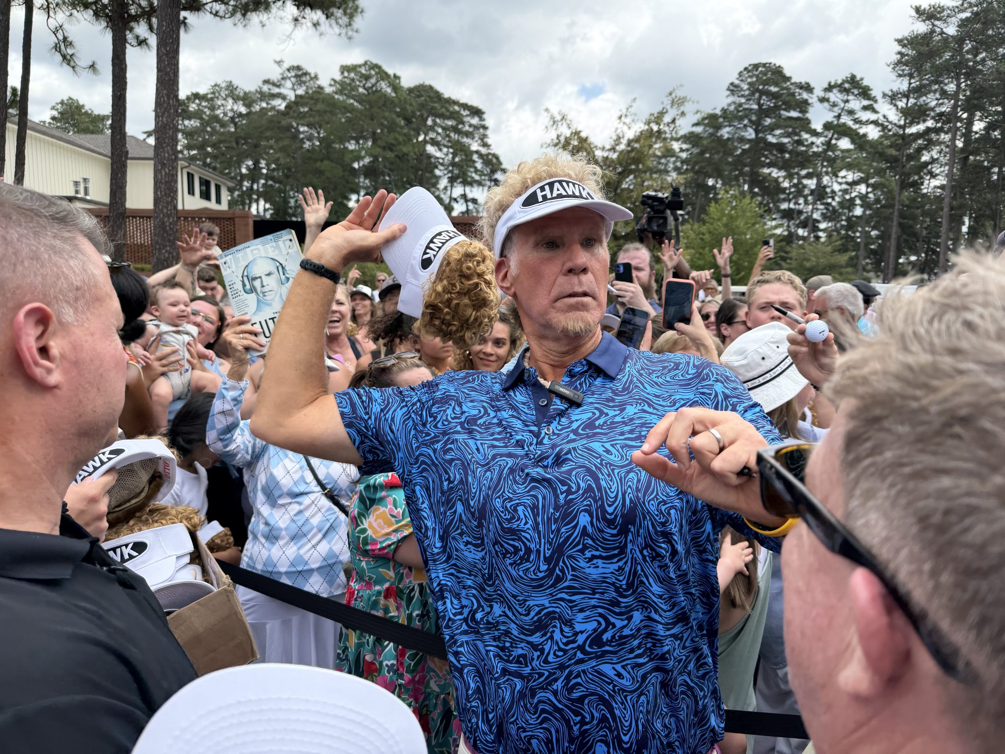 Will Ferrell brings fictional golf legend ‘The Hawk’ to Pinehurst for ...